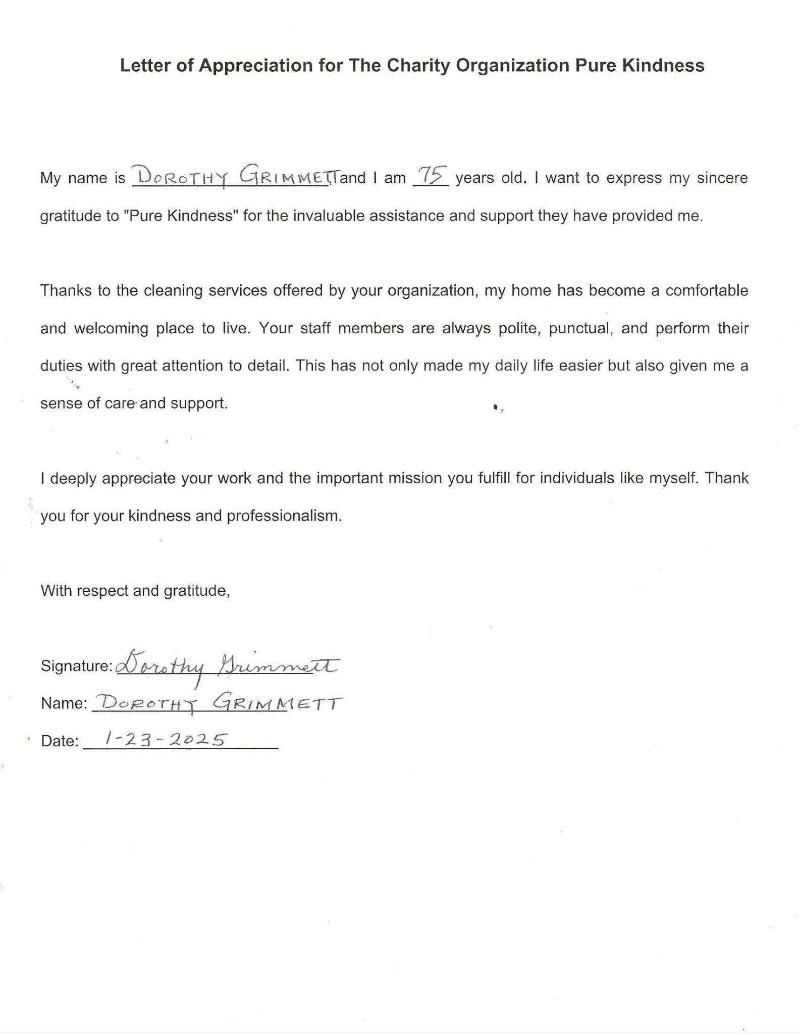 The Charity Organization Pure Kindness – Welcome to Pure Kindness!